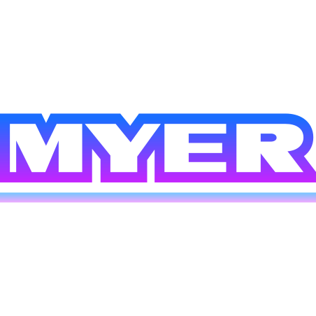 Myer Logo icon in Gradient Line Style