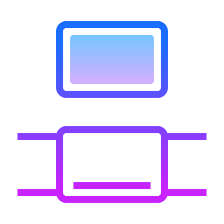 Overwrite Clip icon in Gradient Line Style
