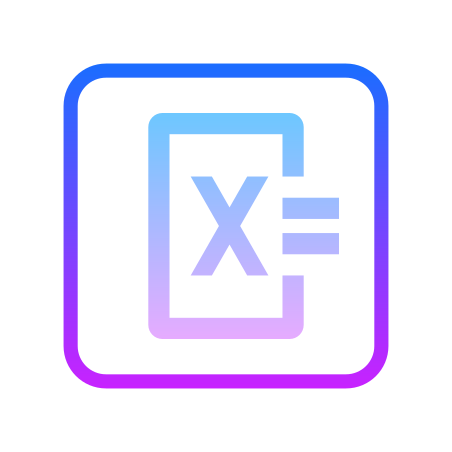 Photomath icon in Gradient Line Style