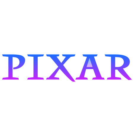Pixar icon in Gradient Line Style