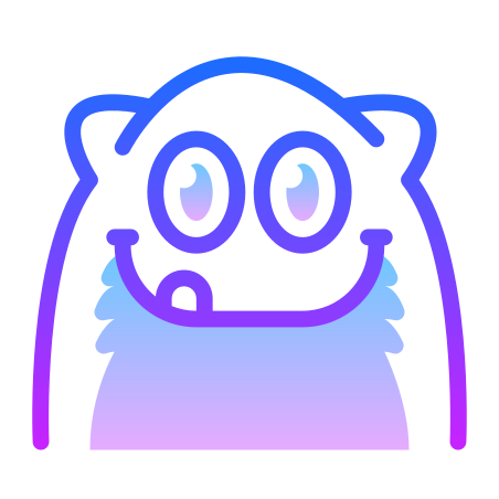 Prodigy icon in Gradient Line Style