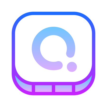 Quizizz icon in Gradient Line Style
