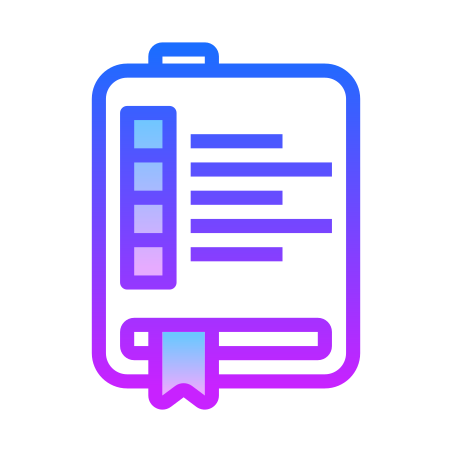 Repository icon in Gradient Line Style