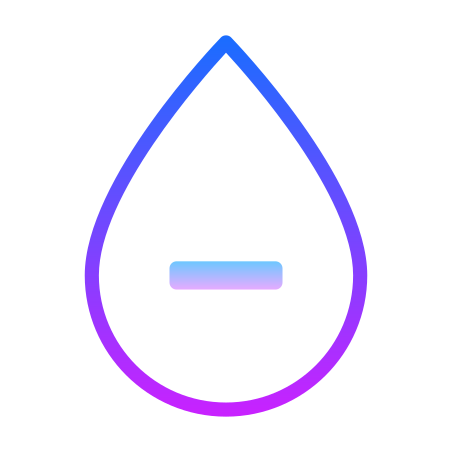 Rh- icon in Gradient Line Style