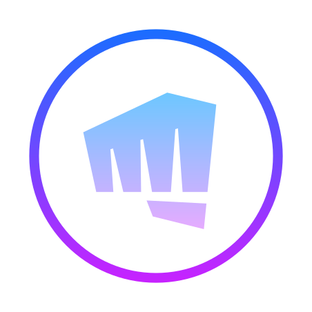 Riot Games icon in Gradient Line Style