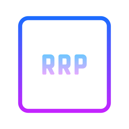RRP icon in Gradient Line Style