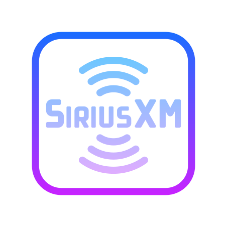 SiriusXM icon in Gradient Line Style