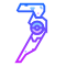 Honkai 3rd Impact icon in Gradient Line Style