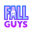 Ícone de Fall Guys no estilo Gradient Line