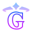 Genshin Impact Logo icon in Gradient Line Style