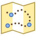 Waypoint Map icon in Office Style