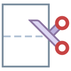 Cut Paper icon in Office Style