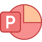 Microsoft PowerPoint 2019 icon in Office Style