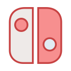 Nintendo Switch Logo Icon im Office Stil
