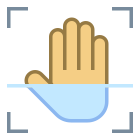 Palm Scan icon in Office Style