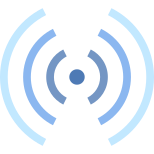 RFID Signal icon in Office Style