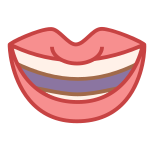 Smiling Mouth icon in Office Style