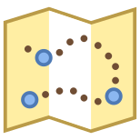 Waypoint Map icon in Office Style