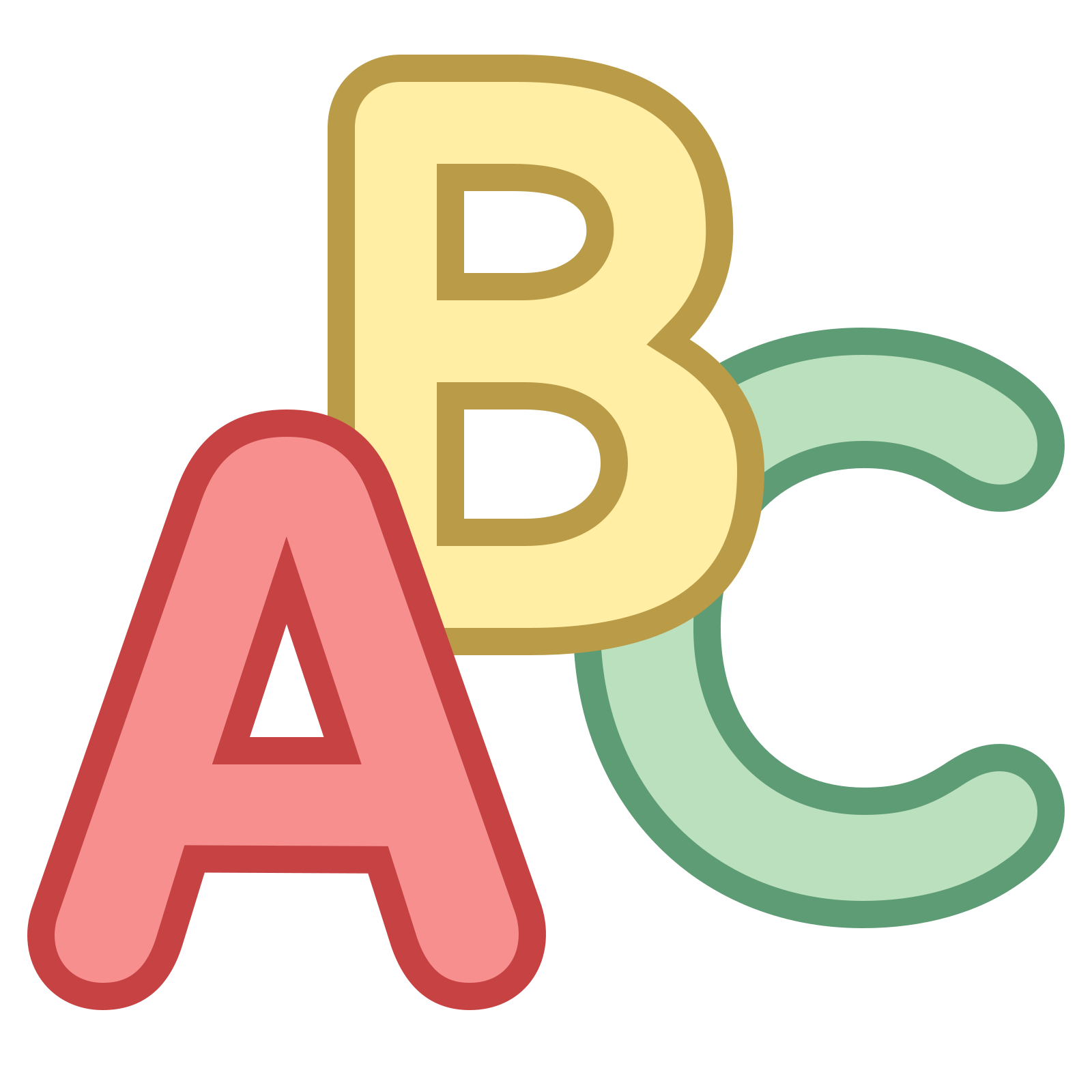 abc,简笔画,卡通图_大山谷图库