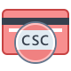 Card Security Code icon in Ice Cream Style