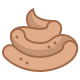 Poo icon in Ice Cream Style