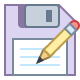 Save as icon in Material Filled Style