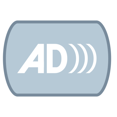 Audio Description icon in Office Style