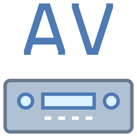 AV Receiver icon in Office Style