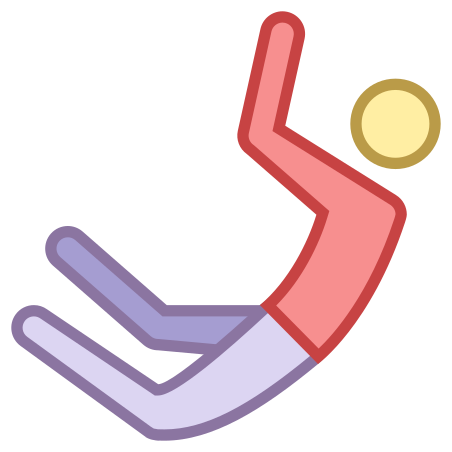 Base Jumping icon in Office Style