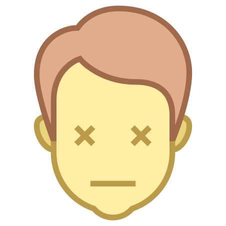 Dead Face icon in Office Style