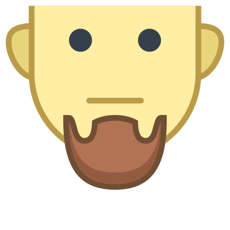 Goatee icon in Office Style