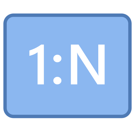 One To Many icon in Office Style