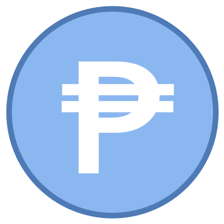 Peso Symbol icon in Office Style