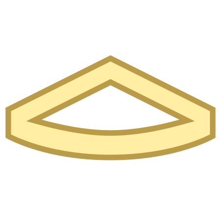 Private First Class PFC icon in Office Style