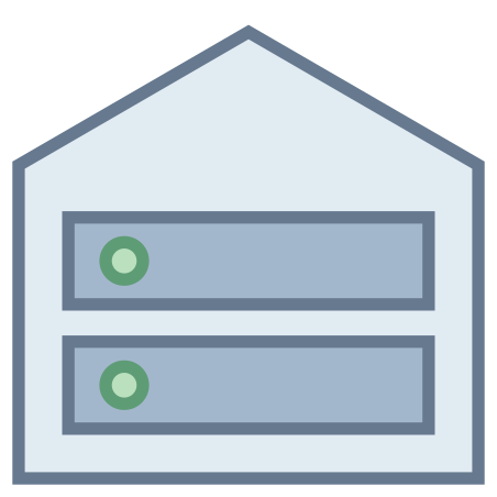 Root Server icon in Office Style