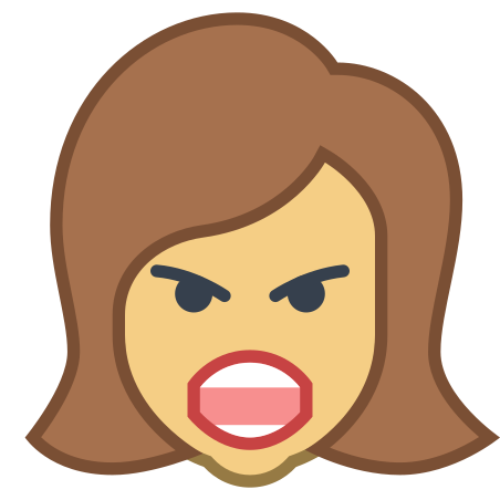 Swearing icon in Office Style