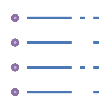 Transaction List icon in Office Style