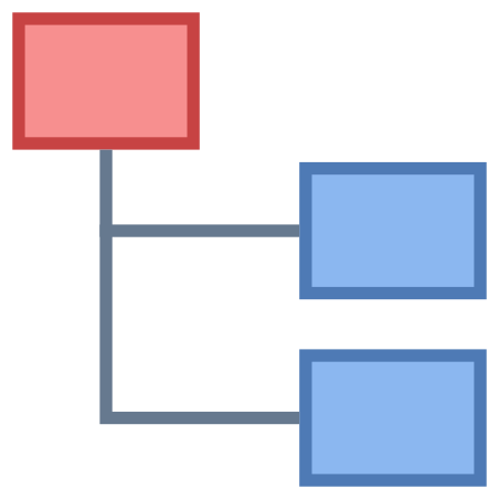 Tree Structure icon in Office Style