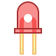 LED Diode icon in Office Style