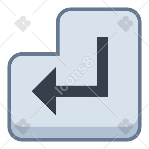 Return Key Icon Poster, Foto Enter Key, Artpacker Koop Op