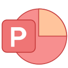 Microsoft PowerPoint 2019 icon in Office L Style