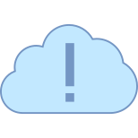 Error Cloud icon in Office L Style