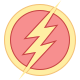 The Flash Sign icon in iOS Style