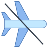 Airplane Mode Off icon in iOS Style