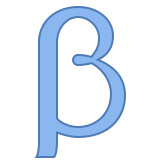 Beta icon in Material Filled Style