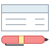 Check Book Icon - Free Download, PNG and Vector