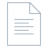 Document icon in Bubbles Style
