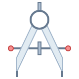 Drafting Compass icon in Windows Metro Style
