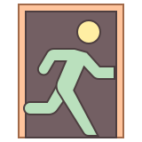 Exit Sign icon in Windows Metro Style