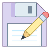 Save as icon in Windows 10 Style